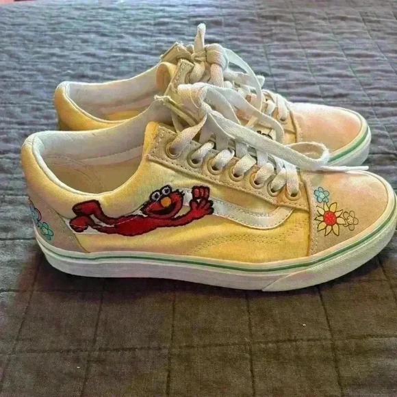 Vans | Shoes | Vans Sesame Street X Old Skool Elmo Unisex W8 M65 | Poshmark